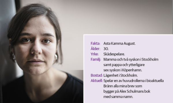 Asta Kamma August: "Jag har flyttat runt hela mitt liv"