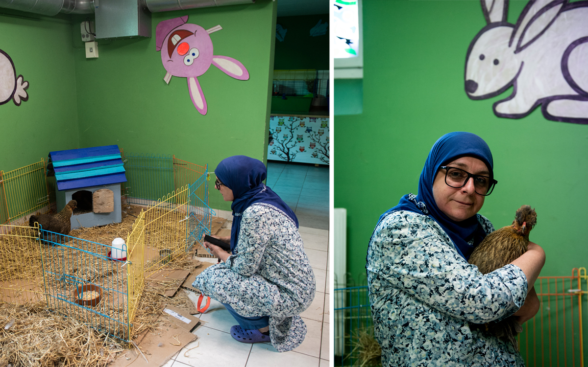 Safija ställer upp för barnen med kramar och djur - Hem & Hyra