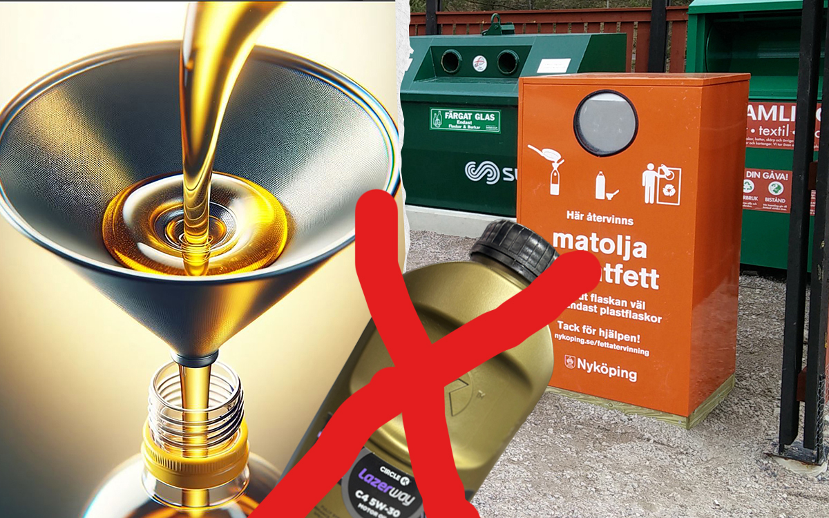 Motorolja och hundbajs hamnar i behållarna för matfett: "Ingen succé ...