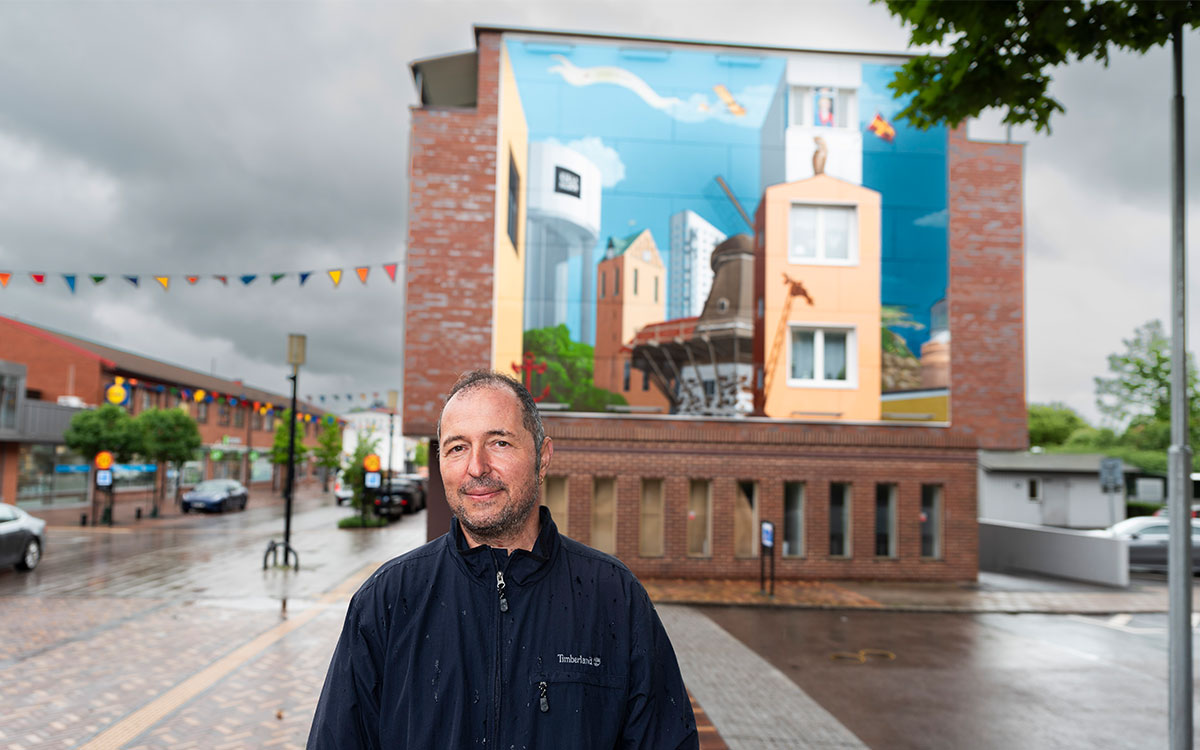 Muralmålaren Massimo gör konst att leva i - Hem & Hyra