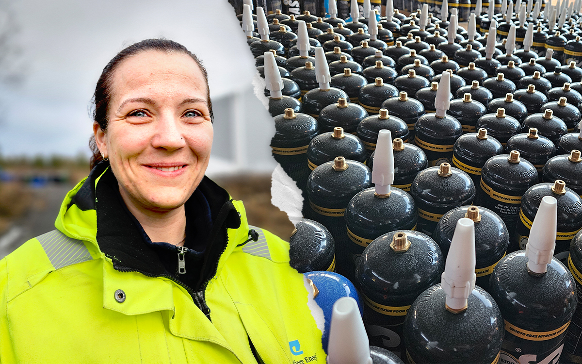 Miljoner upp i rök när lustgastuber skrotas: "Det är helt galet - de ...