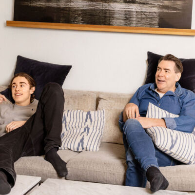 Thomas och Tim bor mitt i city: ”Jag skulle aldrig kunna bo utanför ...